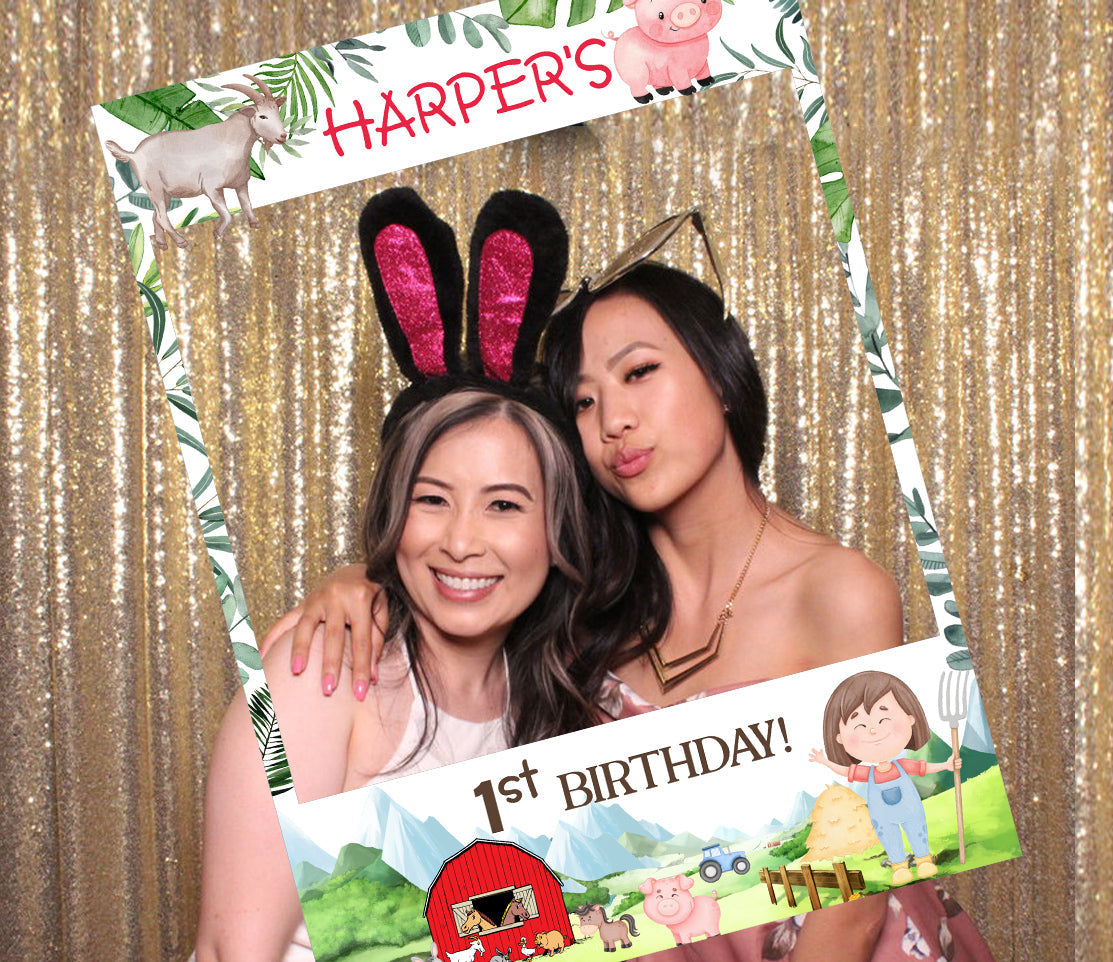 Buy Farm Animal Party Photo booth | Party Supplies | Thememyparty