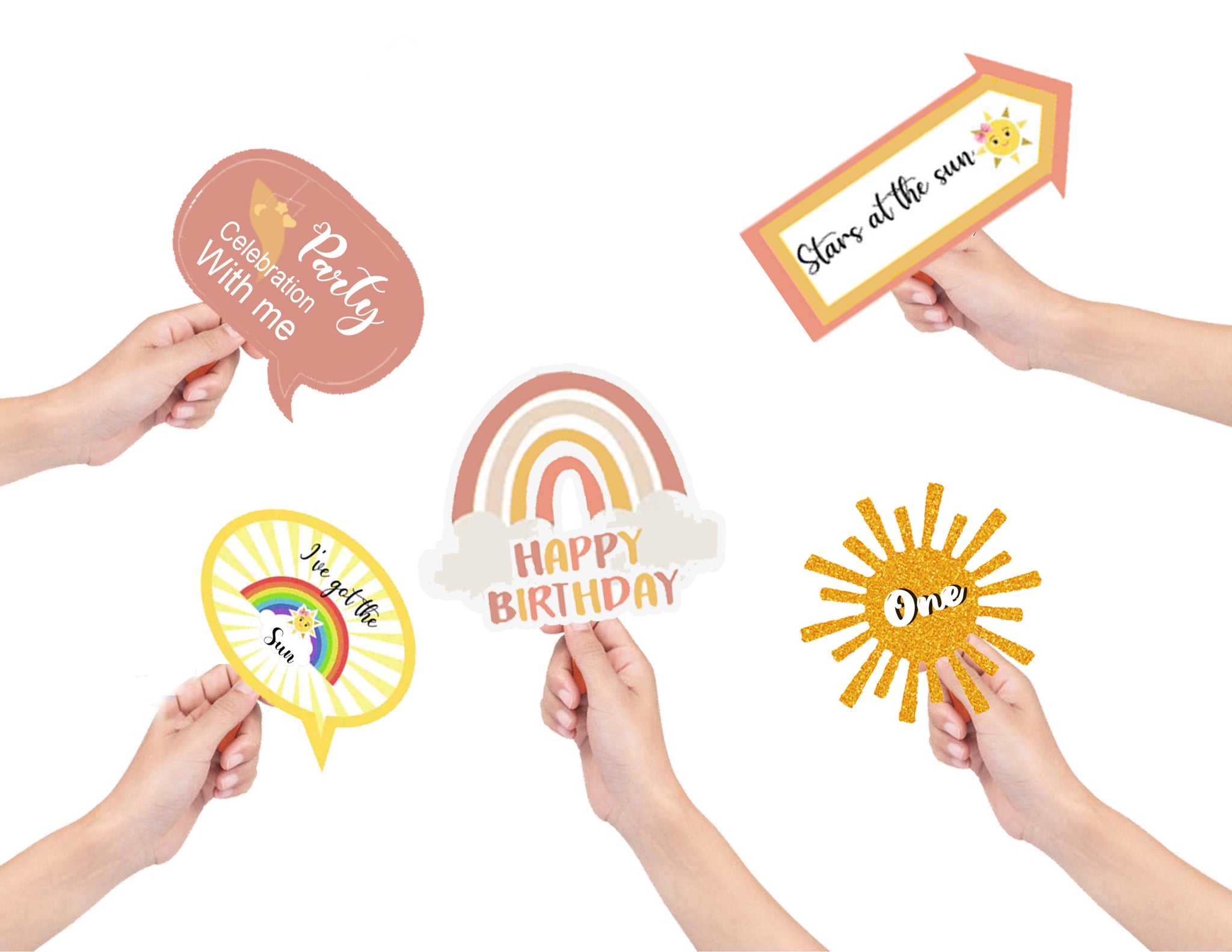 Buy First Trip Around The Sun Birthday Party Decoration Photo Booth ...