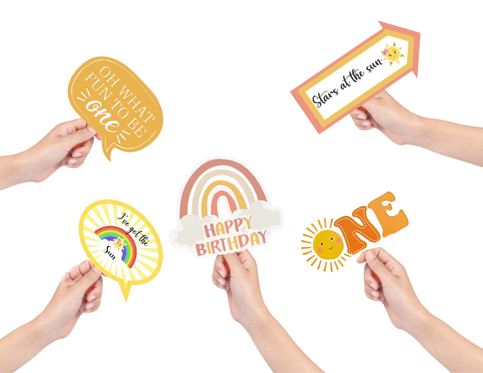 Buy First Trip Around The Sun Birthday Party Decoration Photo Booth ...