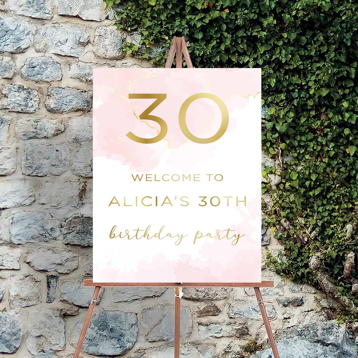 Buy 30th Birthday Party Welcome Board | Party Supplies | Thememyparty