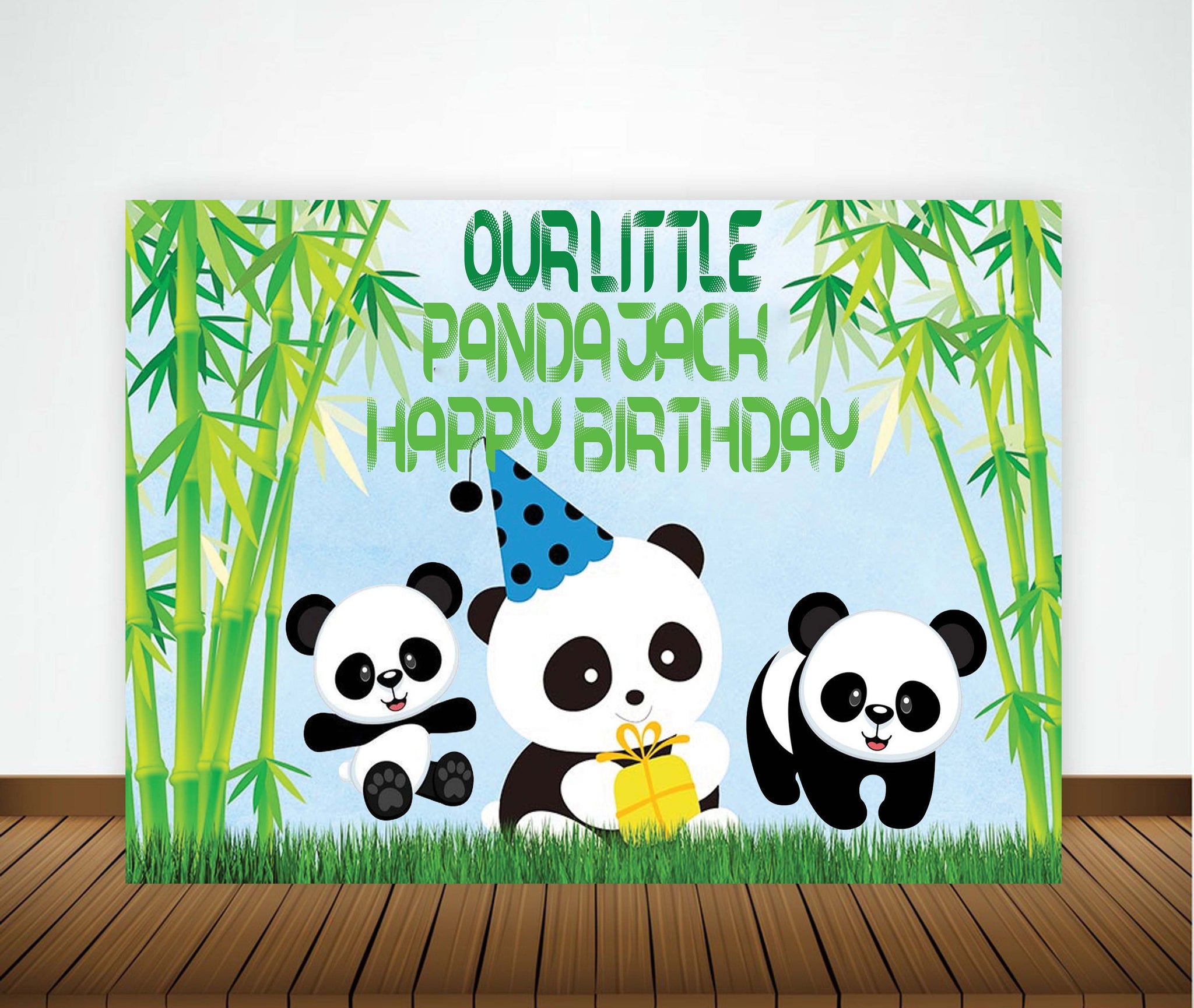 Buy Panda Birthday Party Decoration Backdrop | Party Supplies ...
