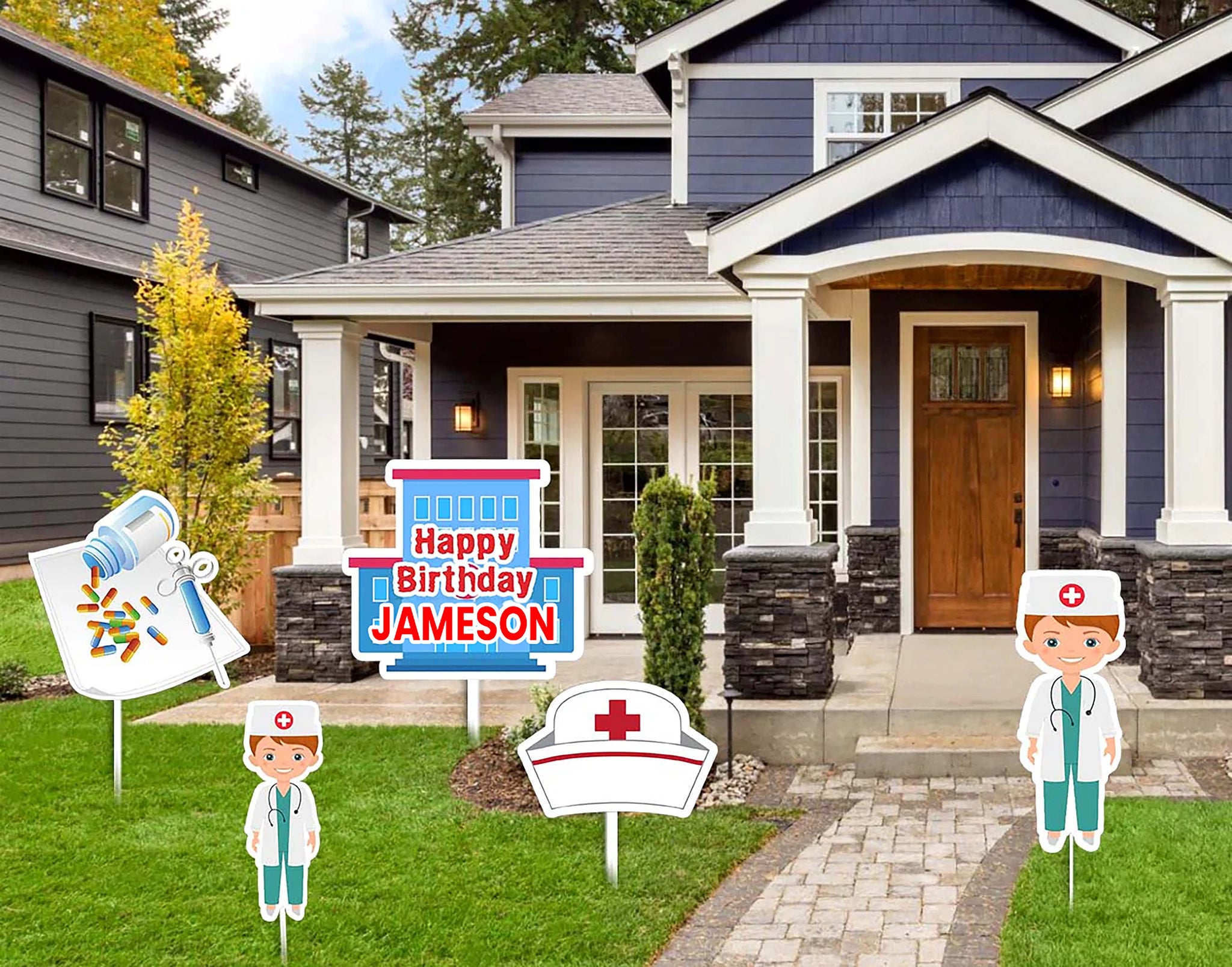 Buy Doctor Birthday Party Decoration Cutouts | Party Supplies ...