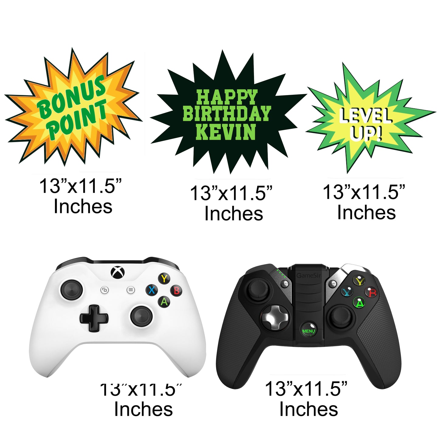 Buy Gaming Theme Birthday Party Decoration Cutouts | Party Supplies ...