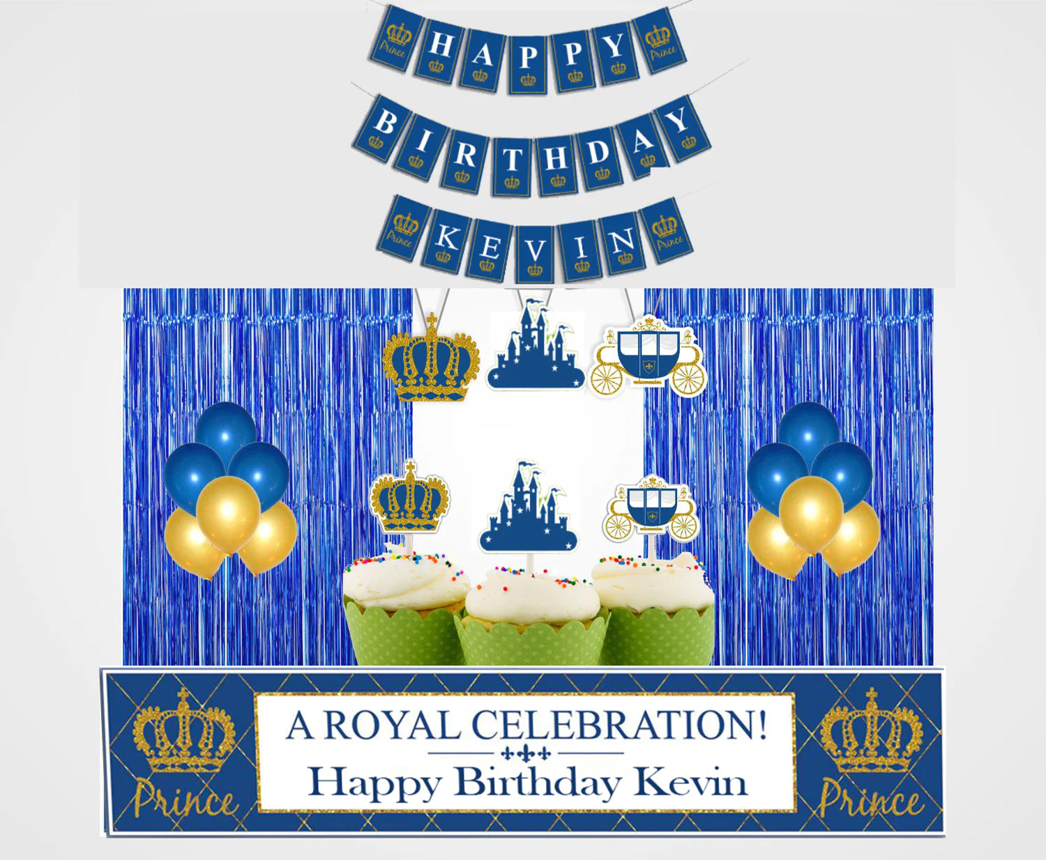 Buy Prince Birthday Party Decoration Complete Party Kit | Party ...