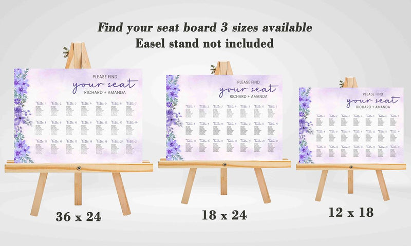 Buy Wedding Find Your Seat Board | Party Supplies | Thememyparty ...