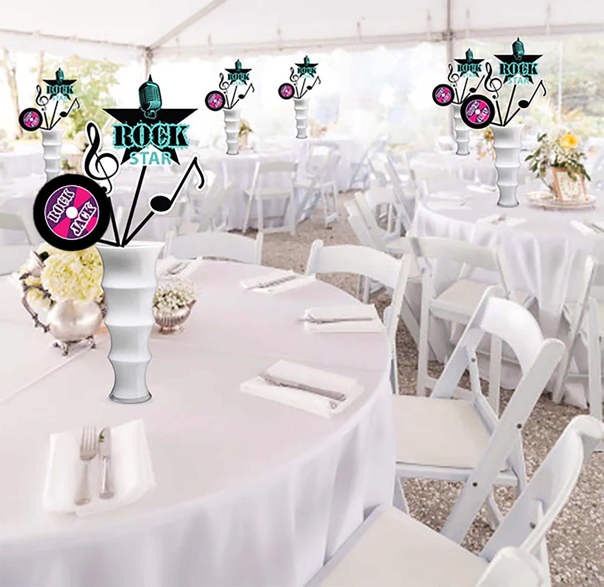 Buy Rockstar Birthday Party Decoration | Party Supplies | Thememyparty