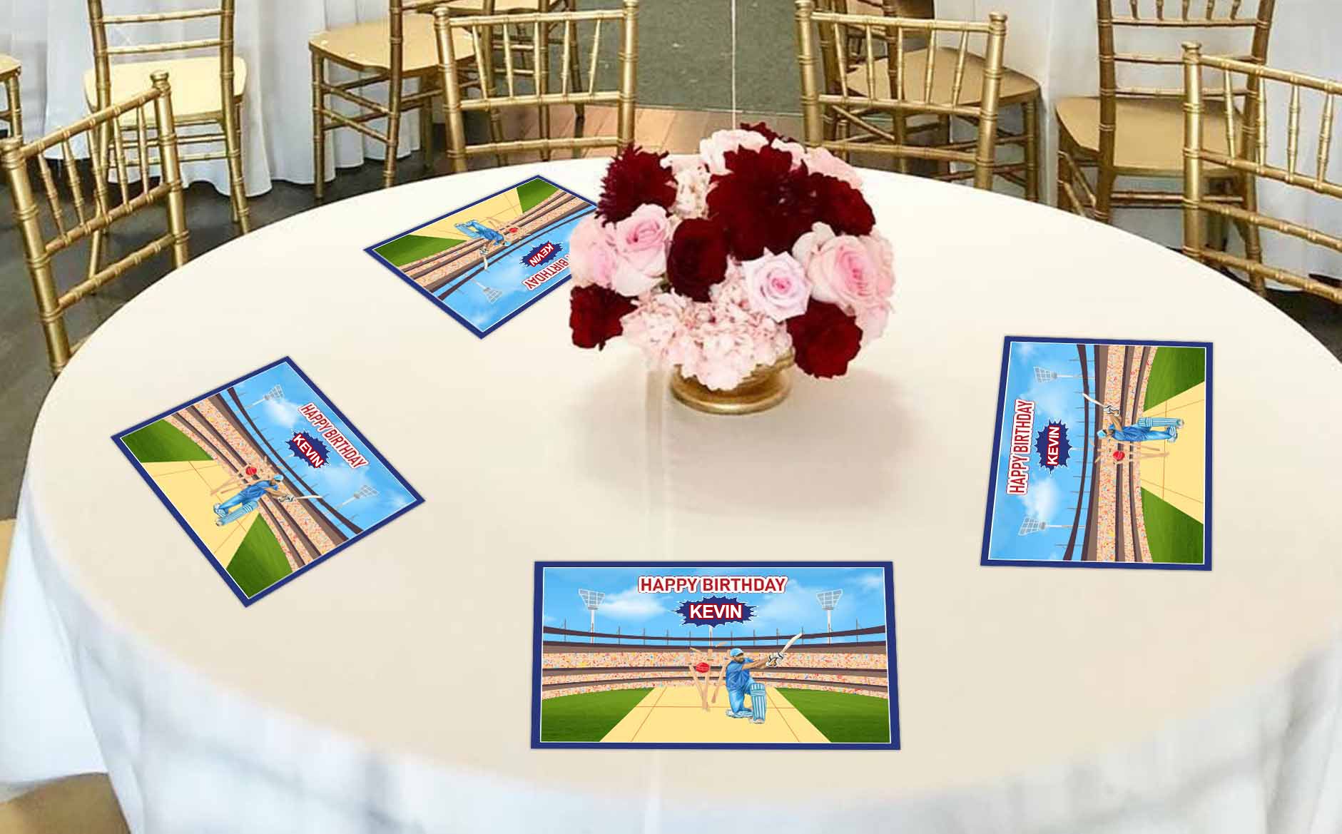 Buy Cricket Theme Birthday Party Decoration Table Mats | Party Supplies ...