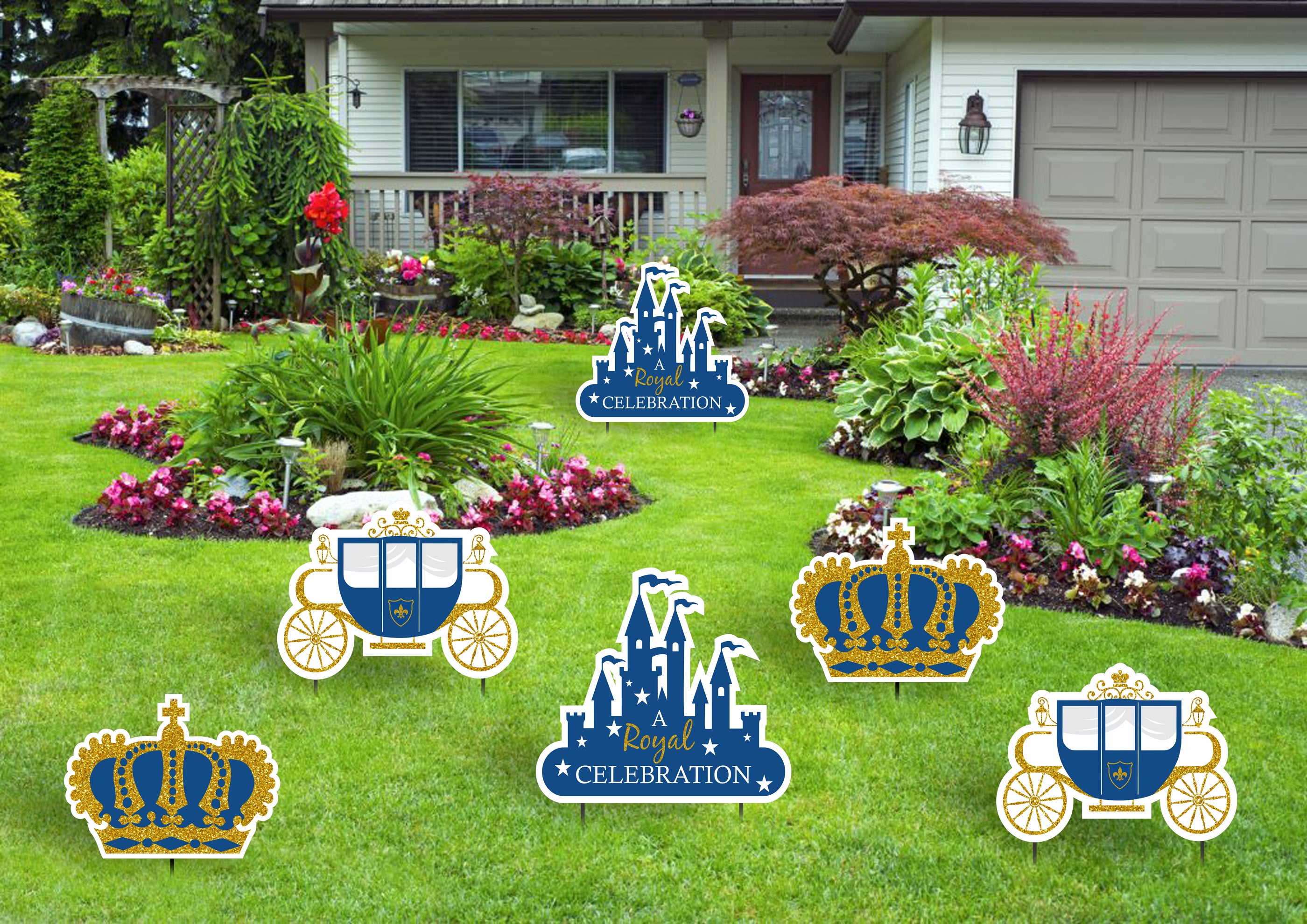 Buy Prince Birthday Party Decoration Cutouts | Party Supplies ...