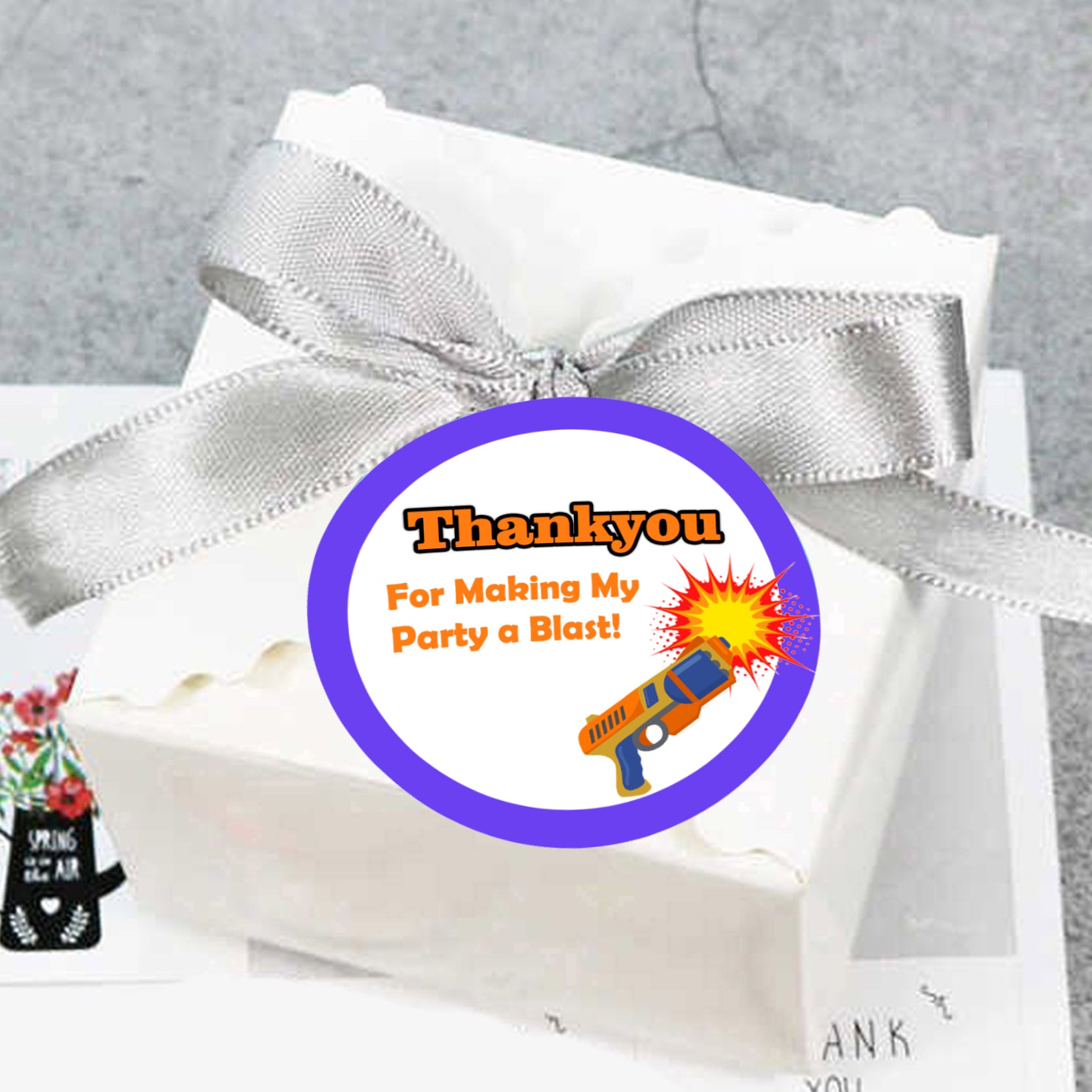 Buy Battlefield Party Birthday Party Decoration Thank You Gift Tags ...