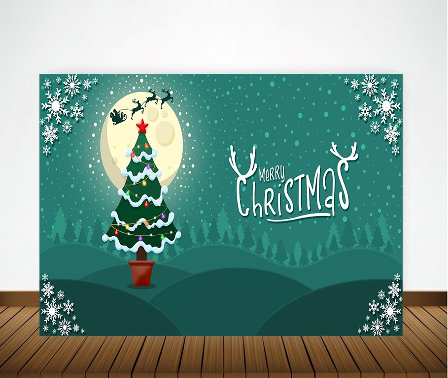 Buy Christmas Party Backdrop | Party Supplies | Thememyparty